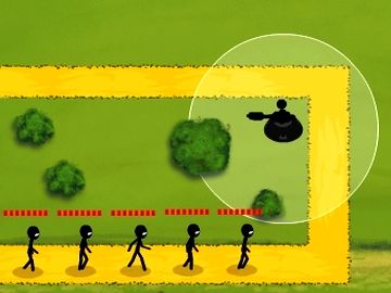 Stickman Tower Defense kostenlos online spielen auf Actionspiele spielen.de